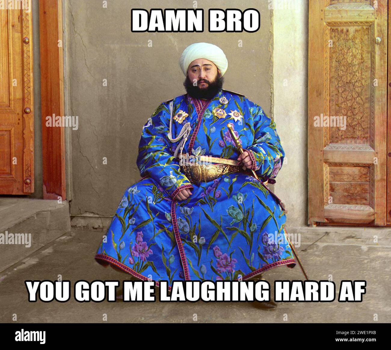 Alim Khan Meme Stock Photo - Alamy