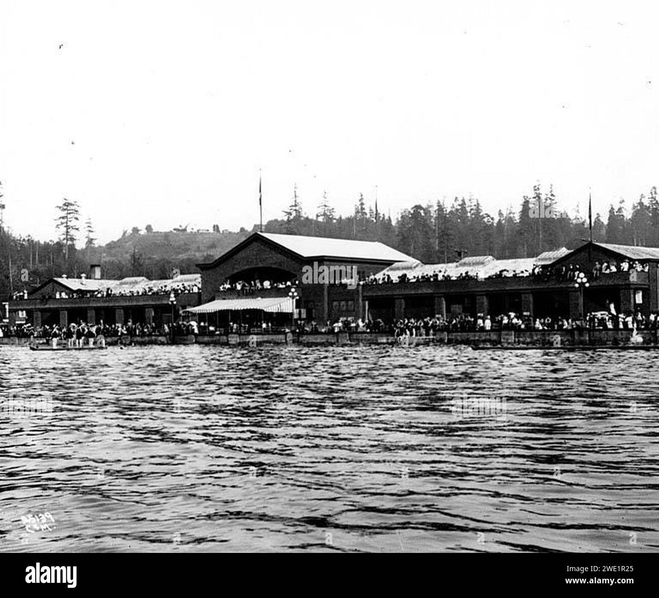 Alki Point bathing beach, Seattle Stock Photo - Alamy