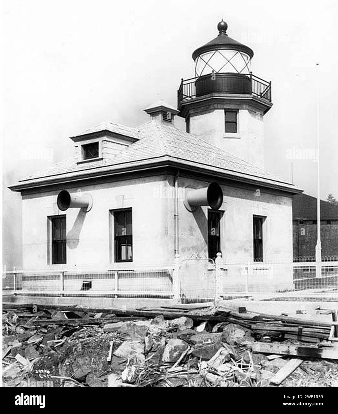 Alki point lighthouse seattle hi-res stock photography and images - Alamy