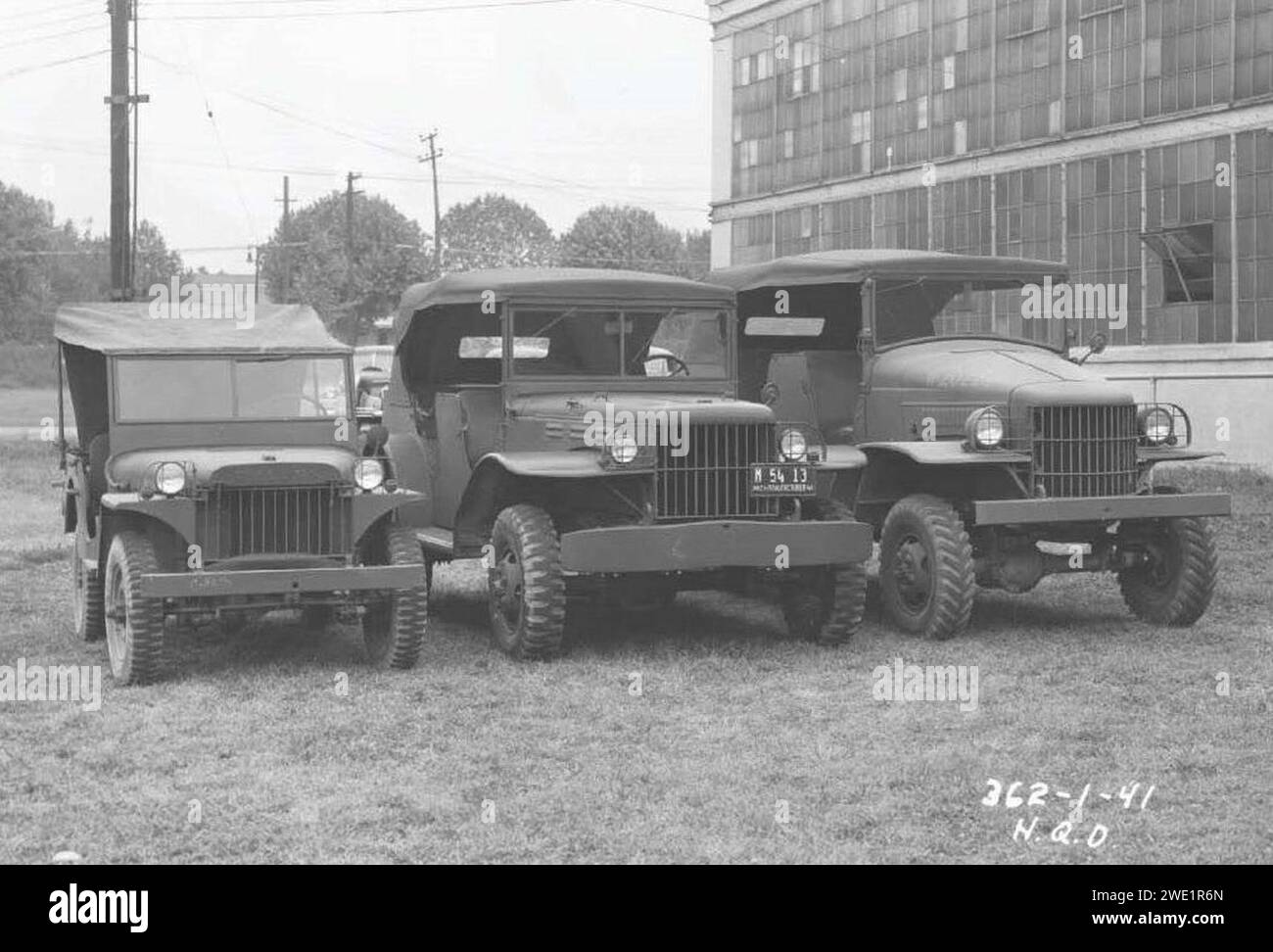 All 3 WW II 'Jeeps' – ¼-ton Willys MA, ½-ton and ¾-ton Dodge WC series ...
