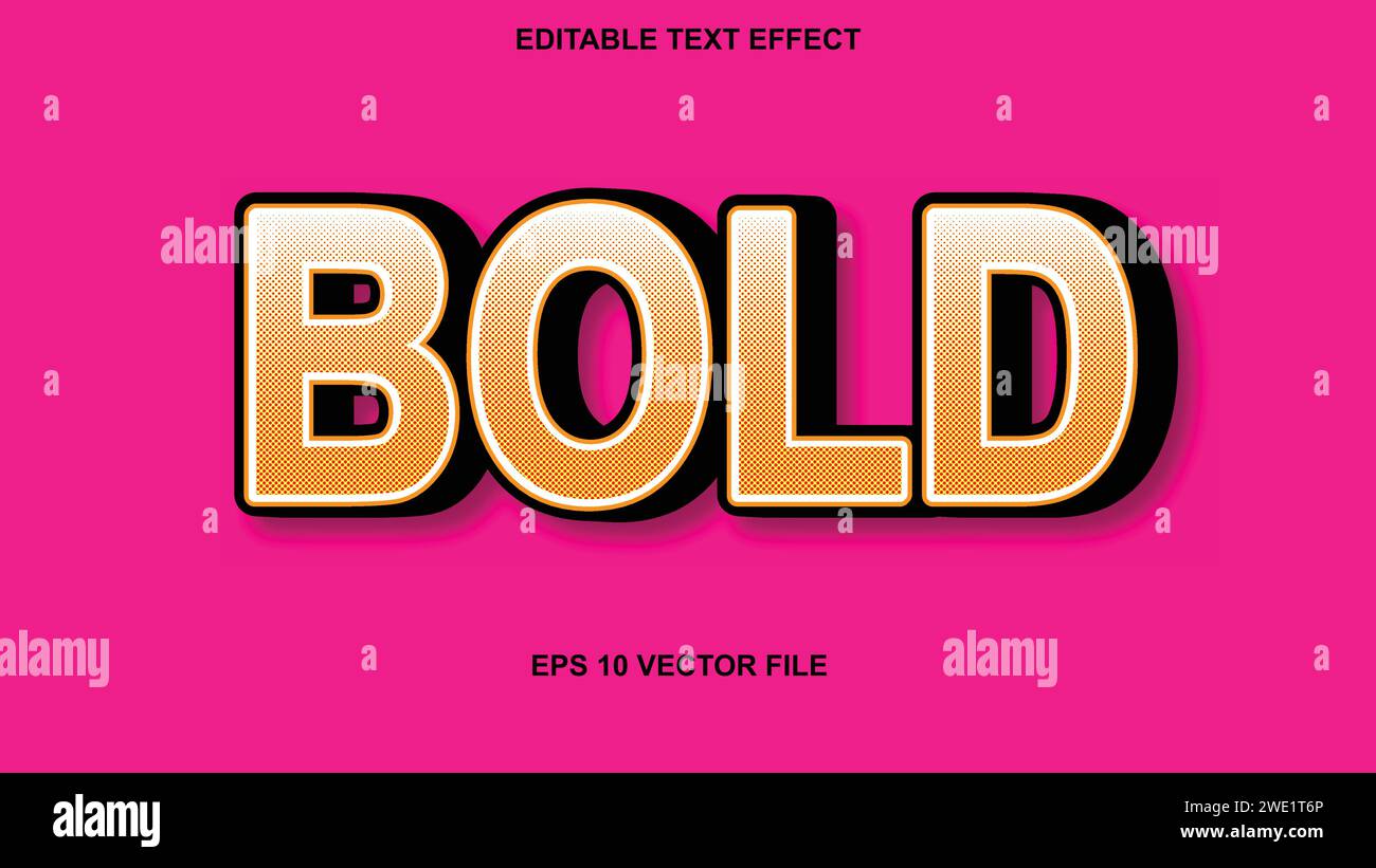 3d bold font hi-res stock photography and images - Alamy