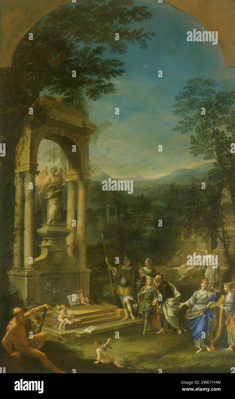 Allegorical Tomb of Thomas Wharton-GAC GAC 4528-001 Stock Photo - Alamy