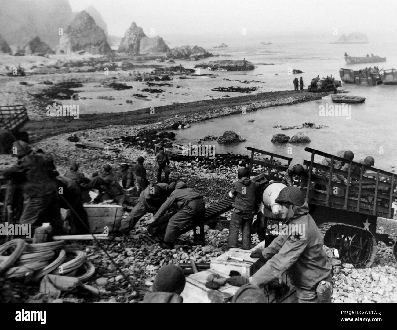 Kiska 1943 Black and White Stock Photos & Images - Alamy