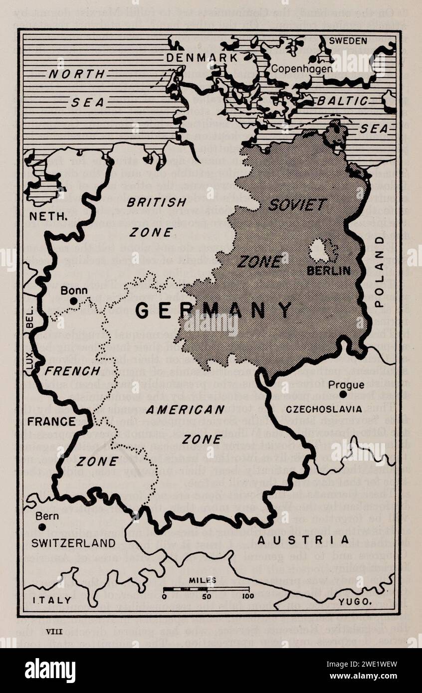 Allied zones hi-res stock photography and images - Alamy