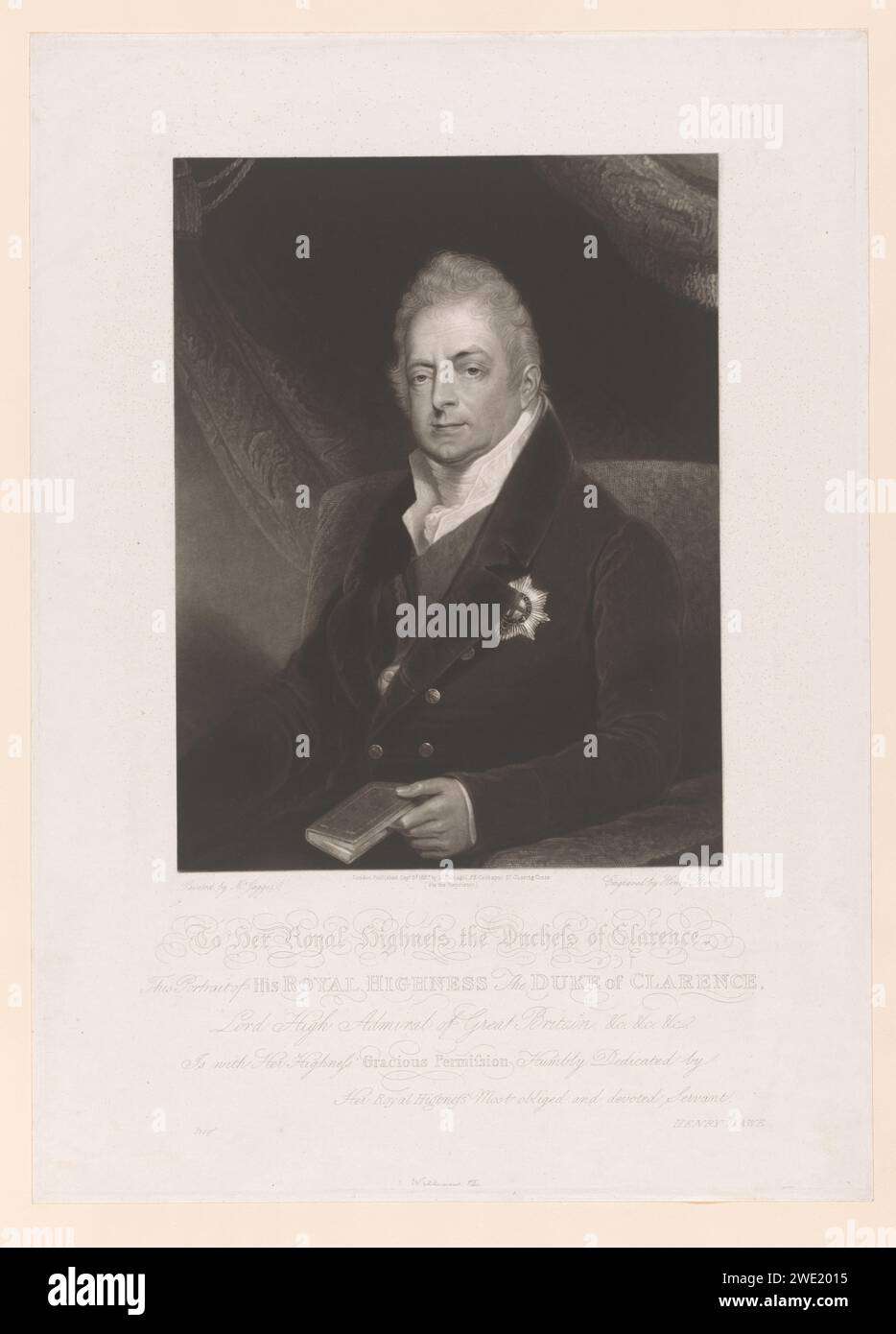 Portrait of William IV Hendrik, King of England, Henry Edward Dawe ...