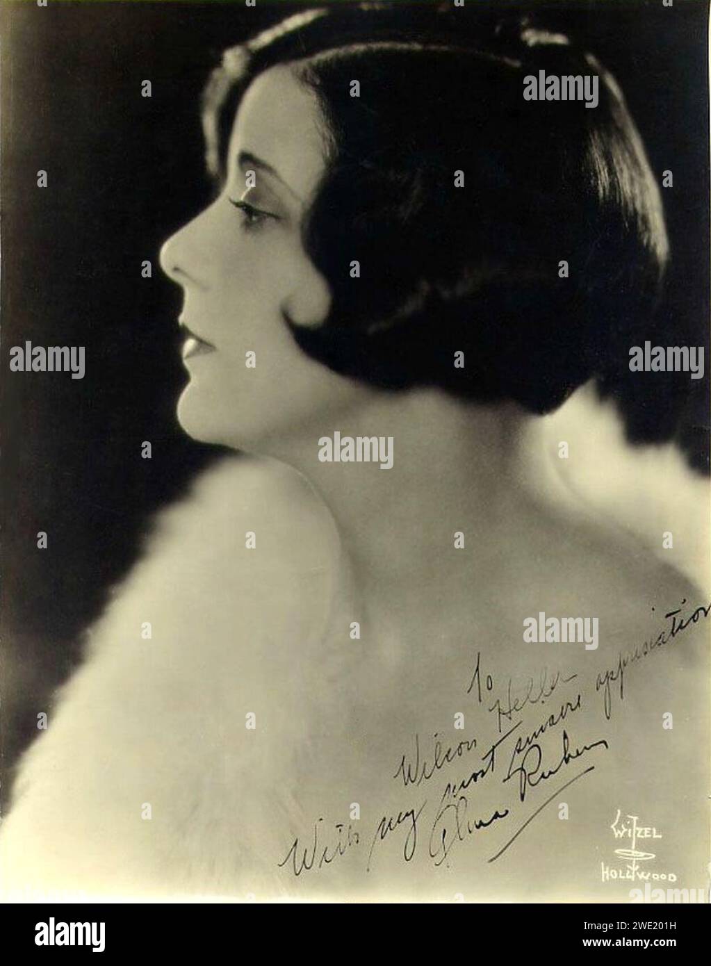 Alma Rubens by Witzel Stock Photo - Alamy