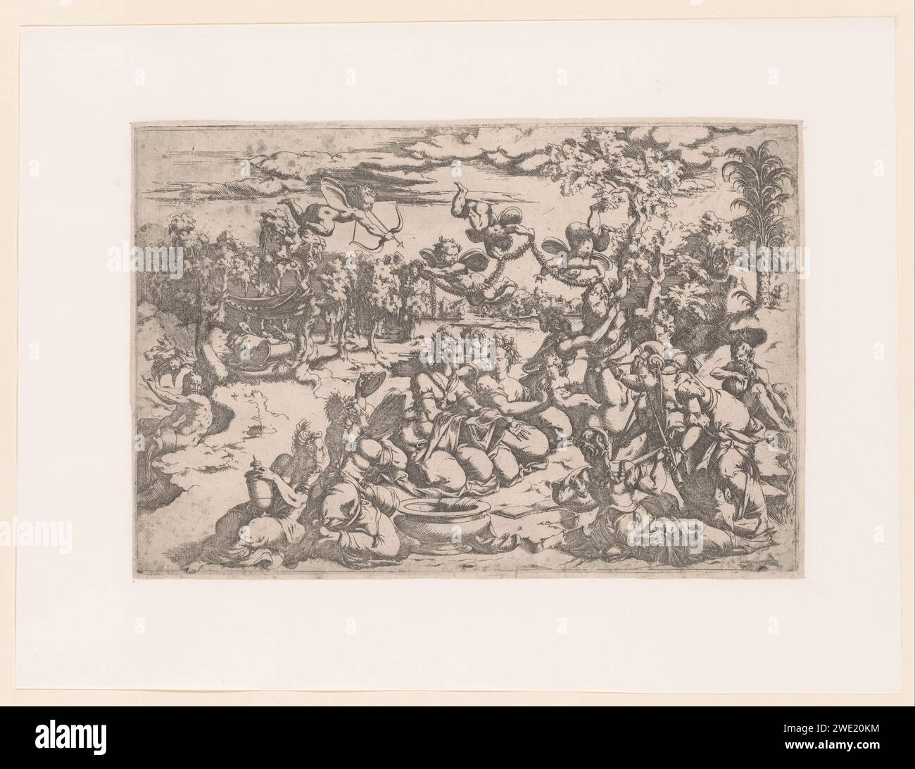 Birth of Adonis, Anonymous, c. 1540 - c. 1580 print France paper ...