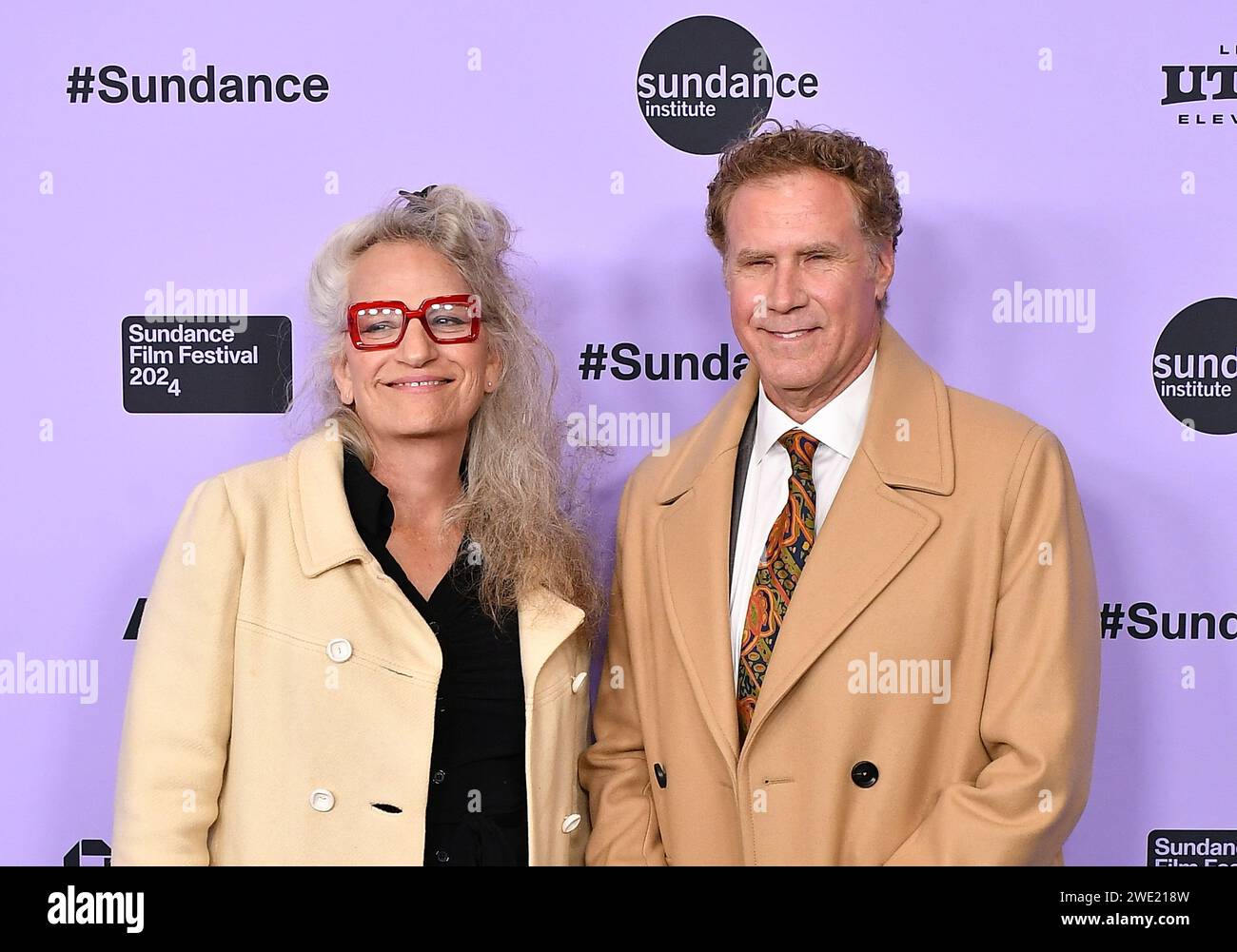 Park City, USA. 22nd Jan, 2024. Will Ferrell, Harper Steele attend ...