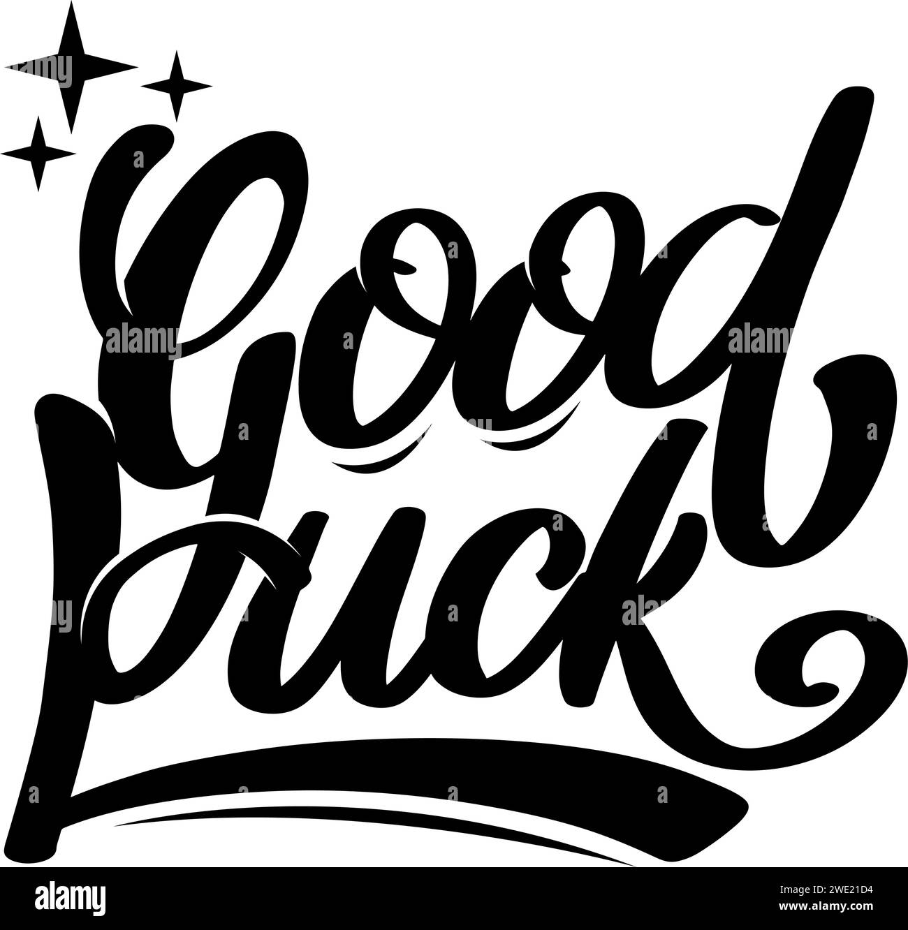 Good luck card Black and White Stock Photos & Images - Alamy
