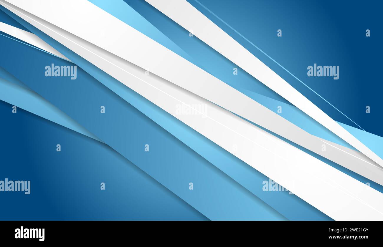 High contrast blue and grey abstract corporate background. Vector ...