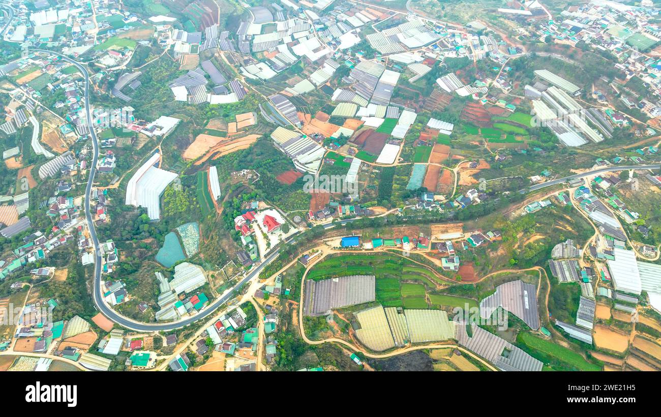 Aerial view xuan tho hi-res stock photography and images - Alamy