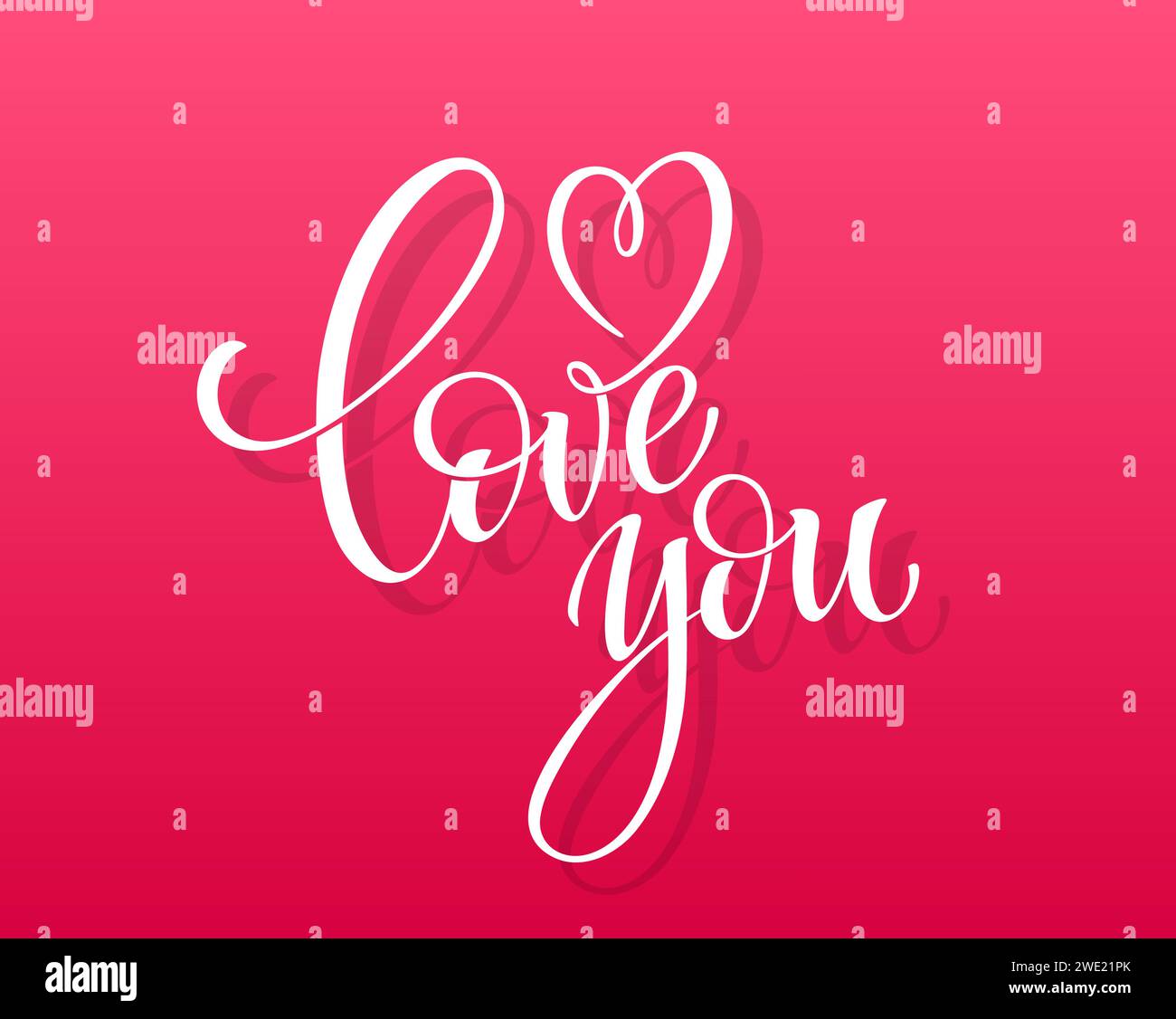 Love lettering. Hand drawn word Love. Modern calligraphy script love ...