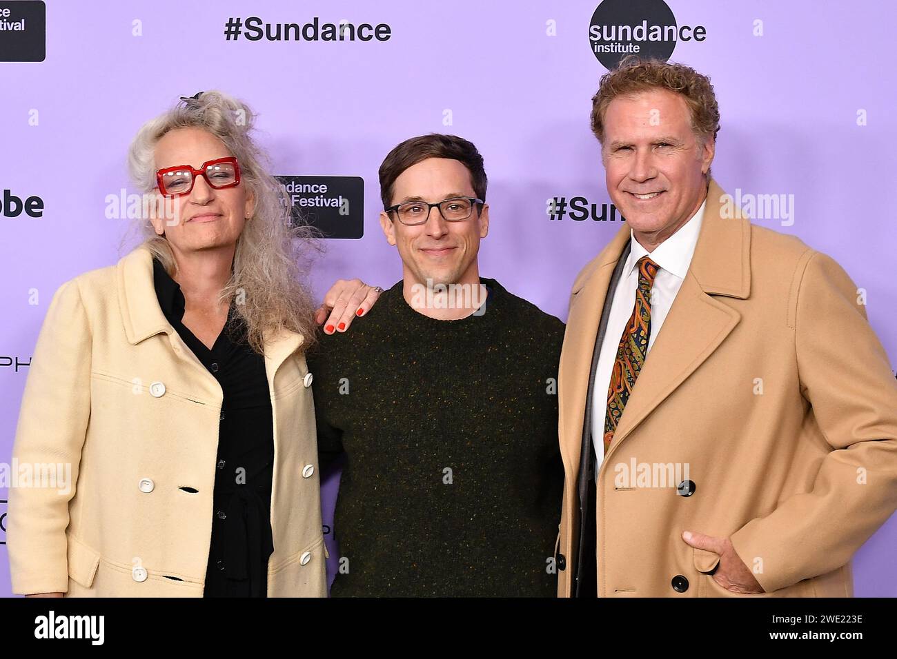 Park City, USA. 22nd Jan, 2024. Harper Steele, Josh Greenbaum and Will ...