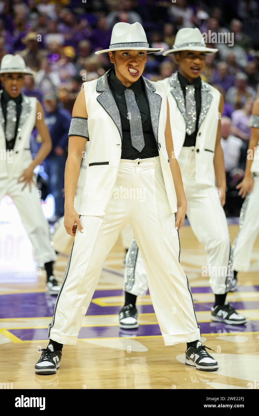 Baton Rouge, LA, USA. 21st Jan, 2024. Members of the LSU Tiger Girls ...