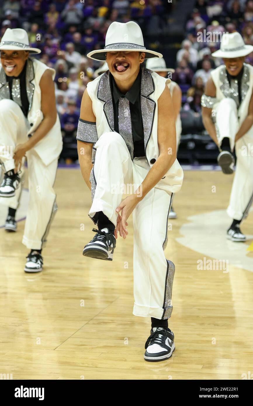 Baton Rouge, LA, USA. 21st Jan, 2024. Members of the LSU Tiger Girls ...
