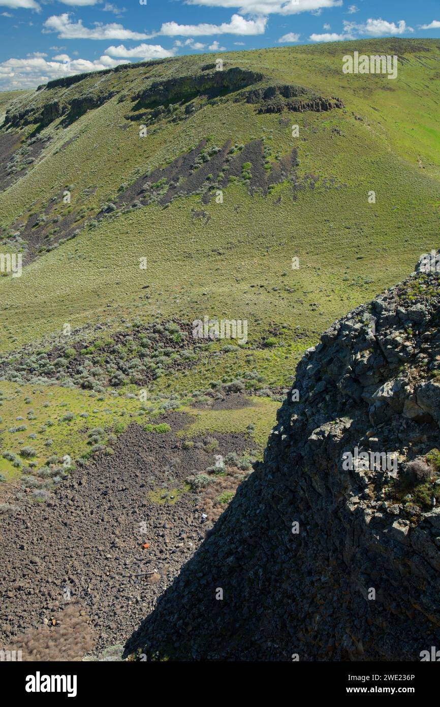 Saddle Mountain Overlook view, Hanford Reach National Monument ...