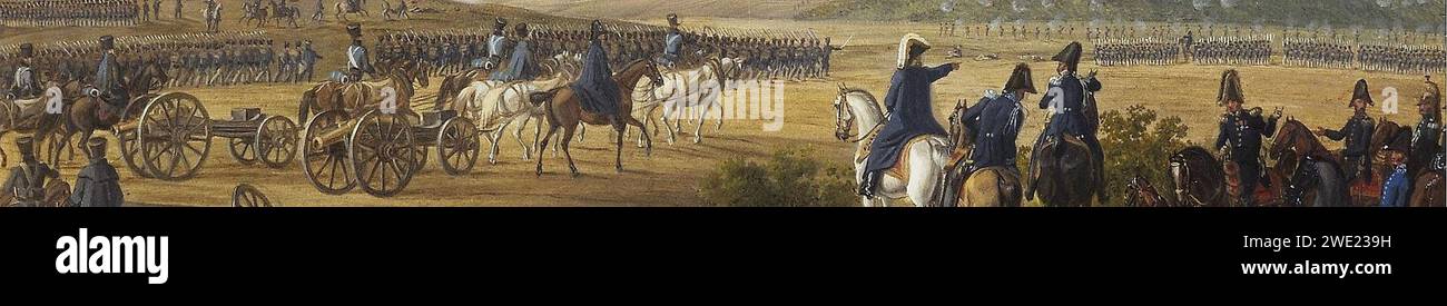 Battle of Moscow 7 Septembr 1812 year (cropped Stock Photo - Alamy