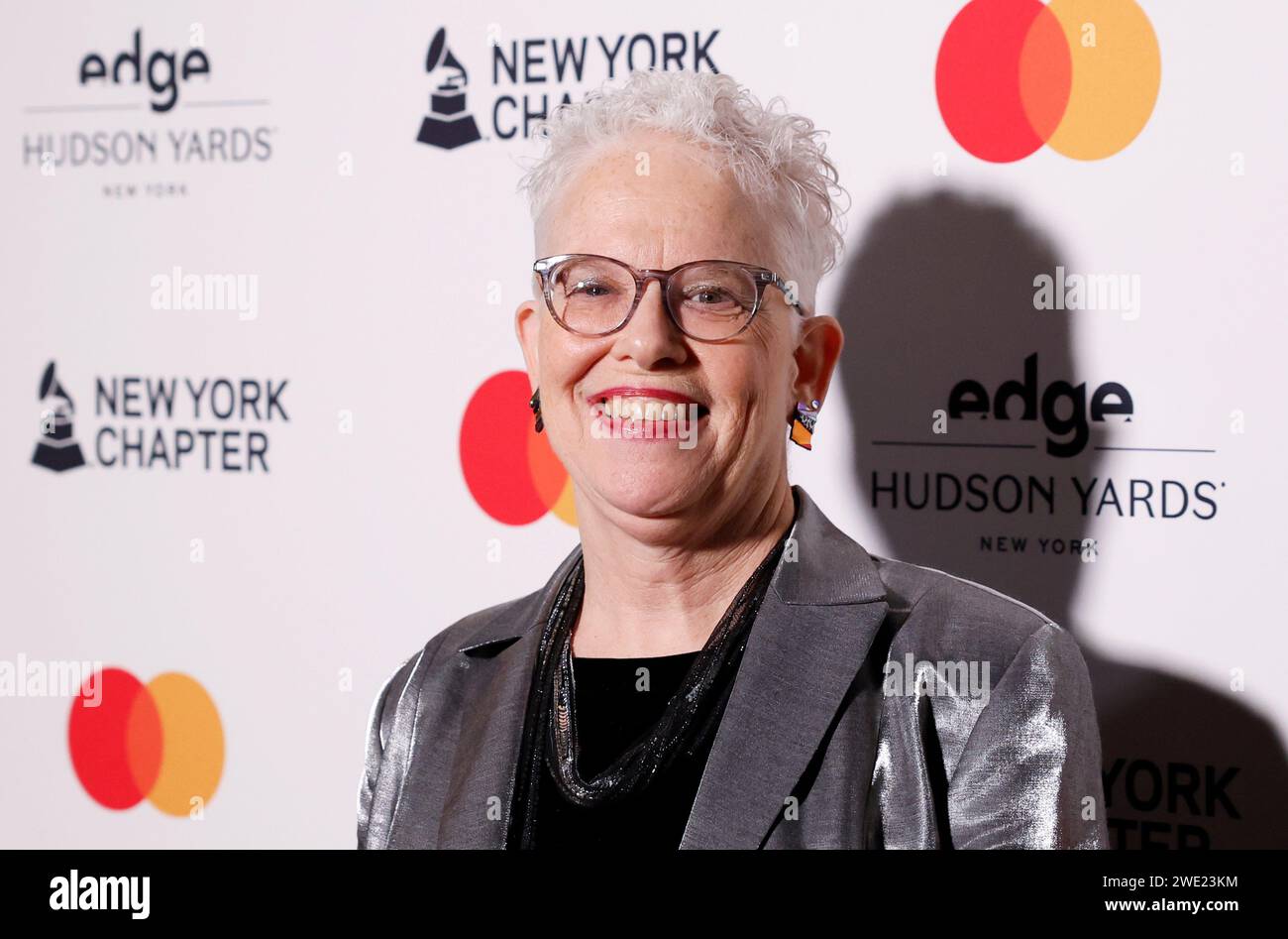 New York, United States. 22nd Jan, 2024. Martha Mooke arrives on the ...