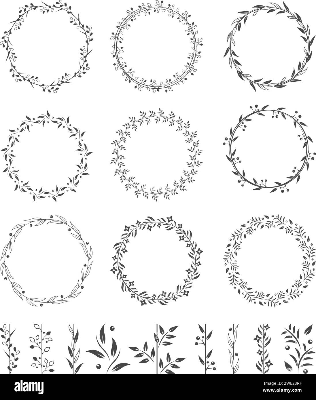 Premium vector icons Black and White Stock Photos & Images - Alamy