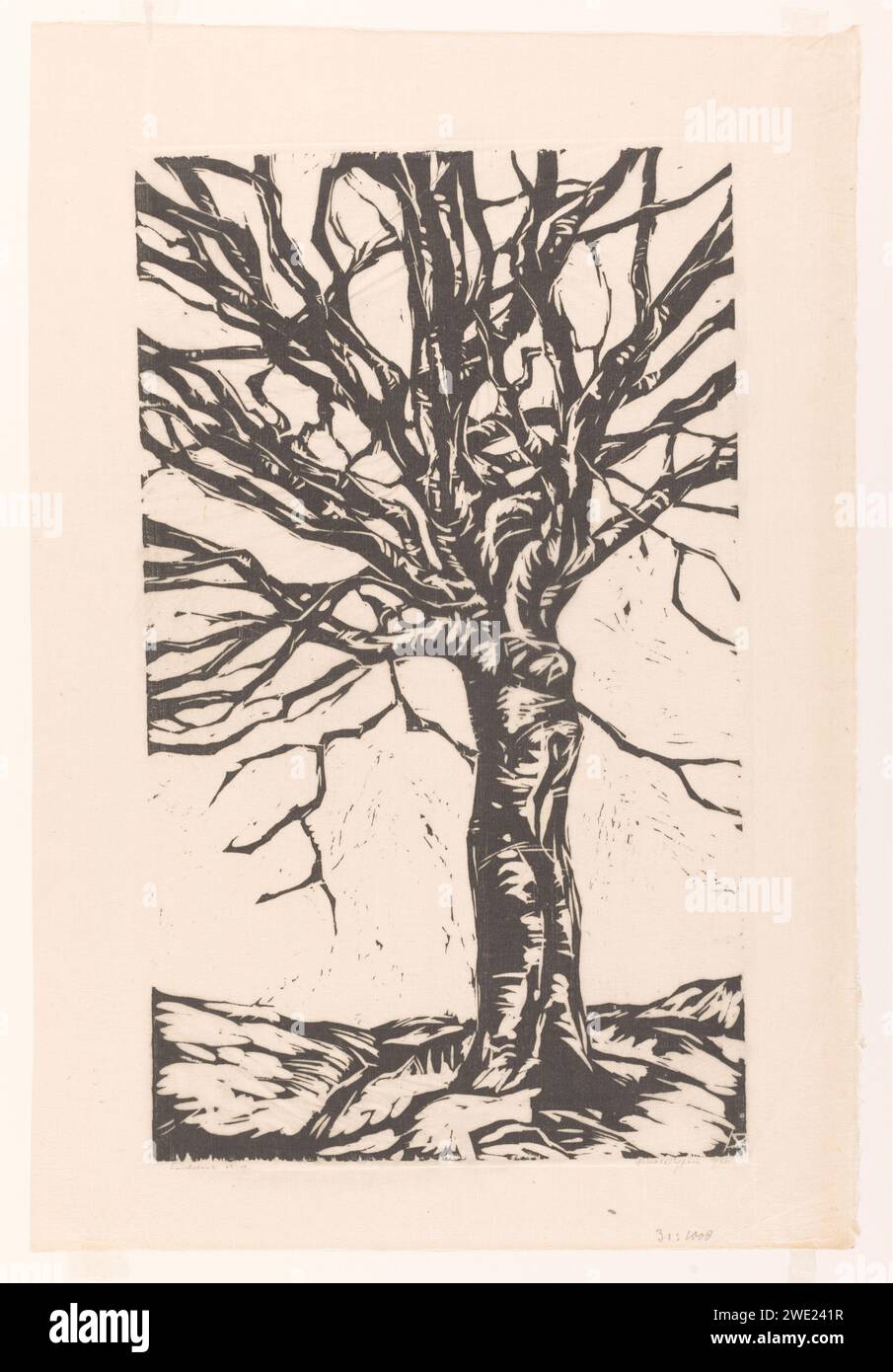 Kale Boom, Arnold Pijpers, 1922 print Japanese paper (handmade paper ...