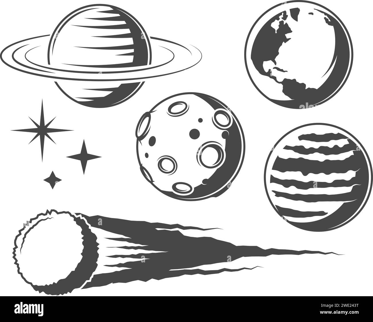 Planet venus Black and White Stock Photos & Images - Alamy
