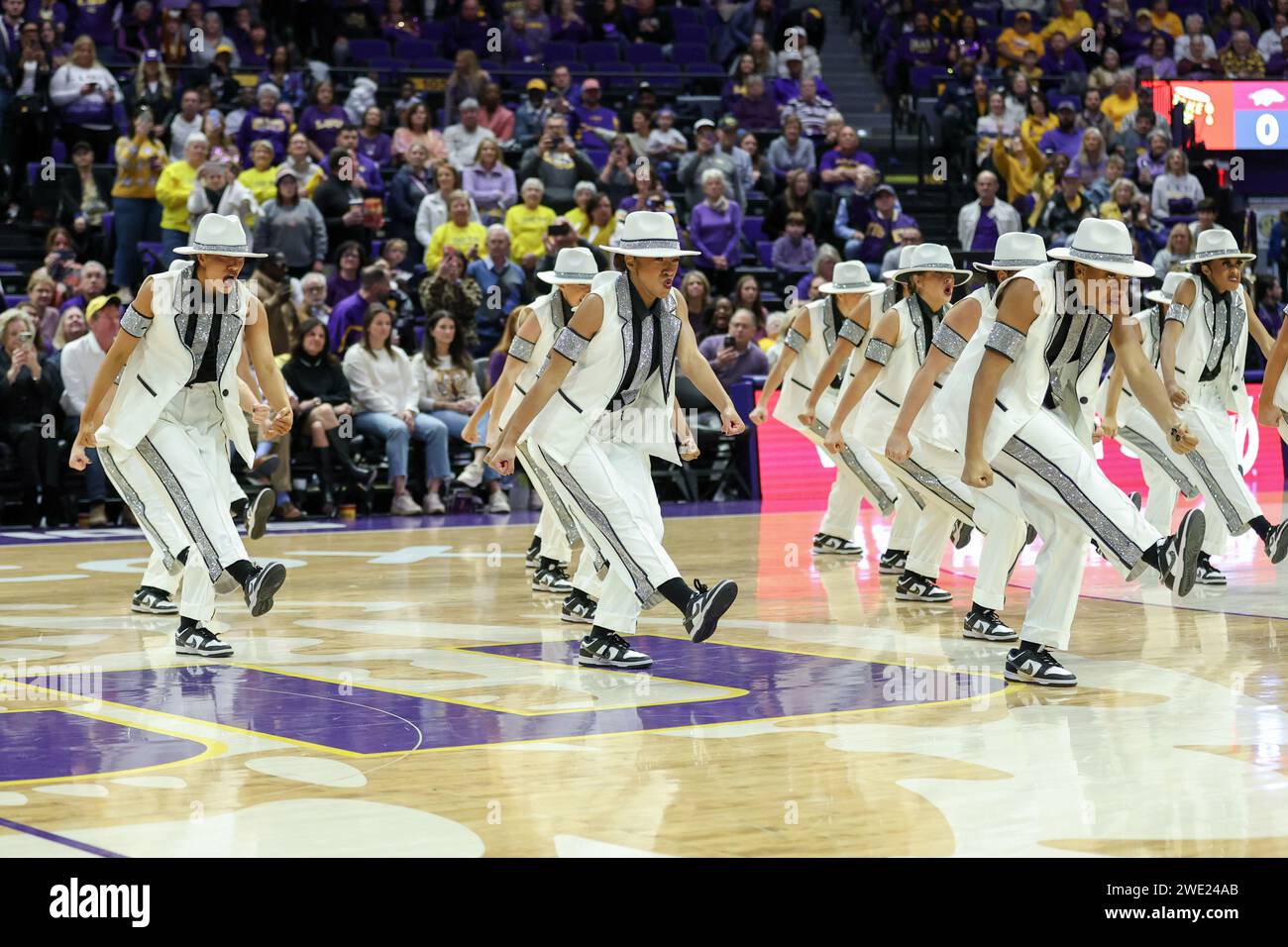 Baton Rouge, USA. 21st Jan, 2024. January 21, 2024: Members of the LSU ...
