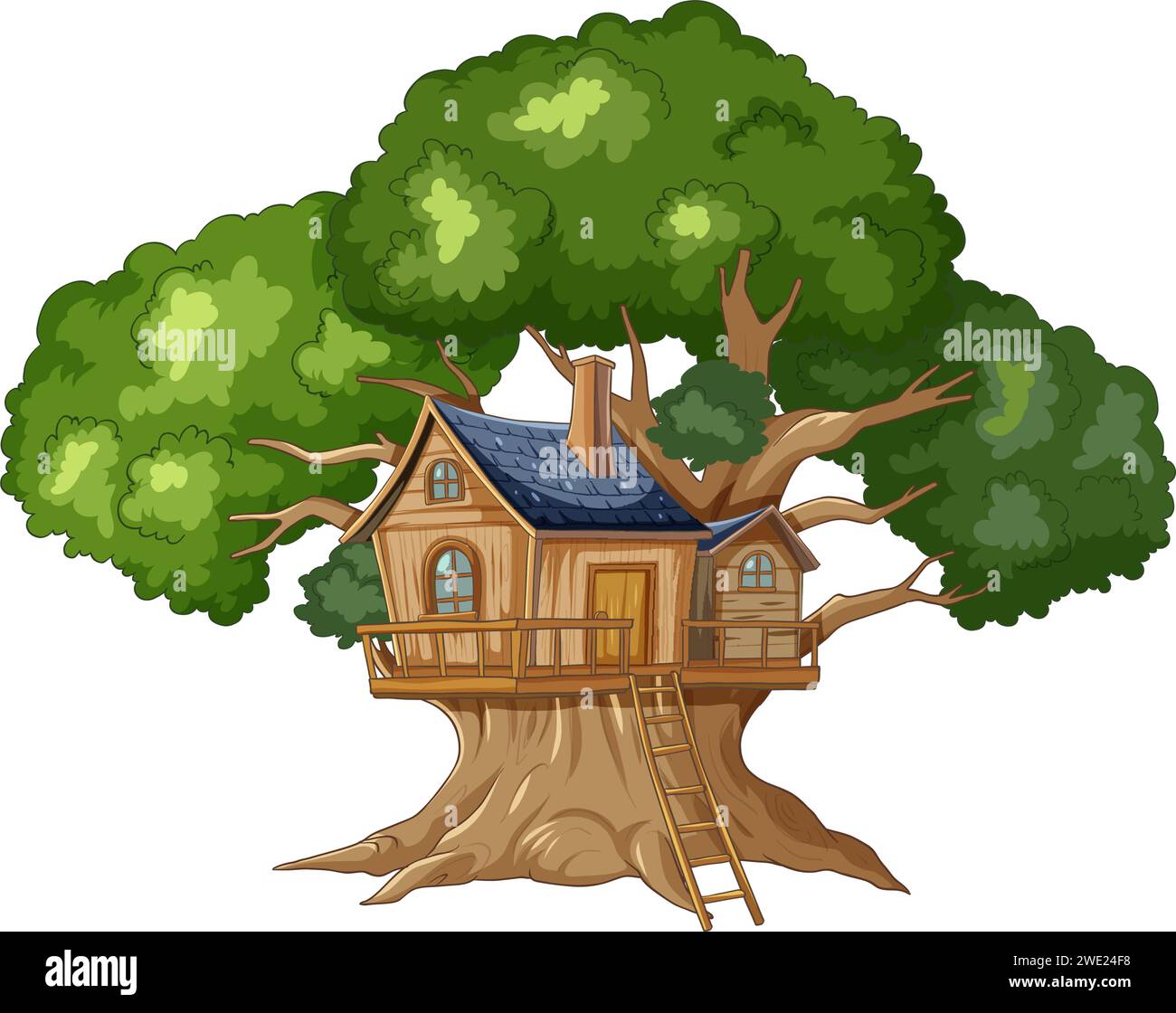 Rooftop solitude Stock Vector Images - Alamy