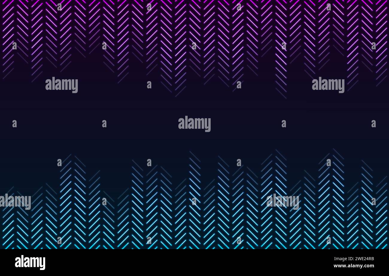 Blue and violet geometric lines abstract technical modern background ...