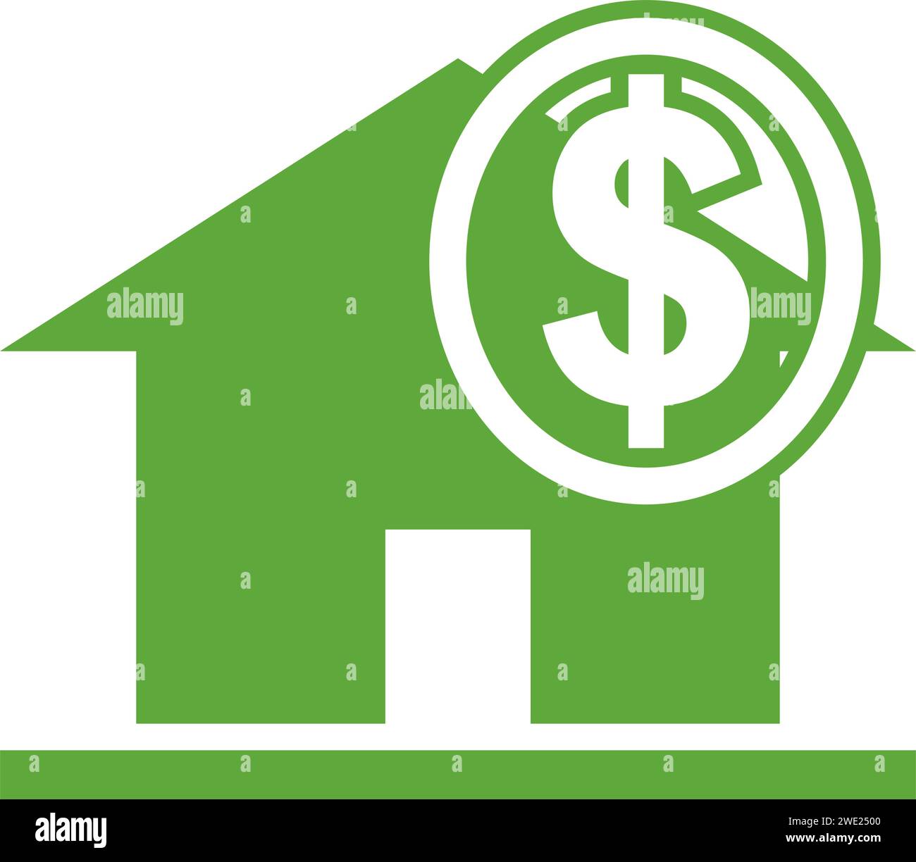 Home loan icon logo design illustration Stock Vector Image & Art - Alamy