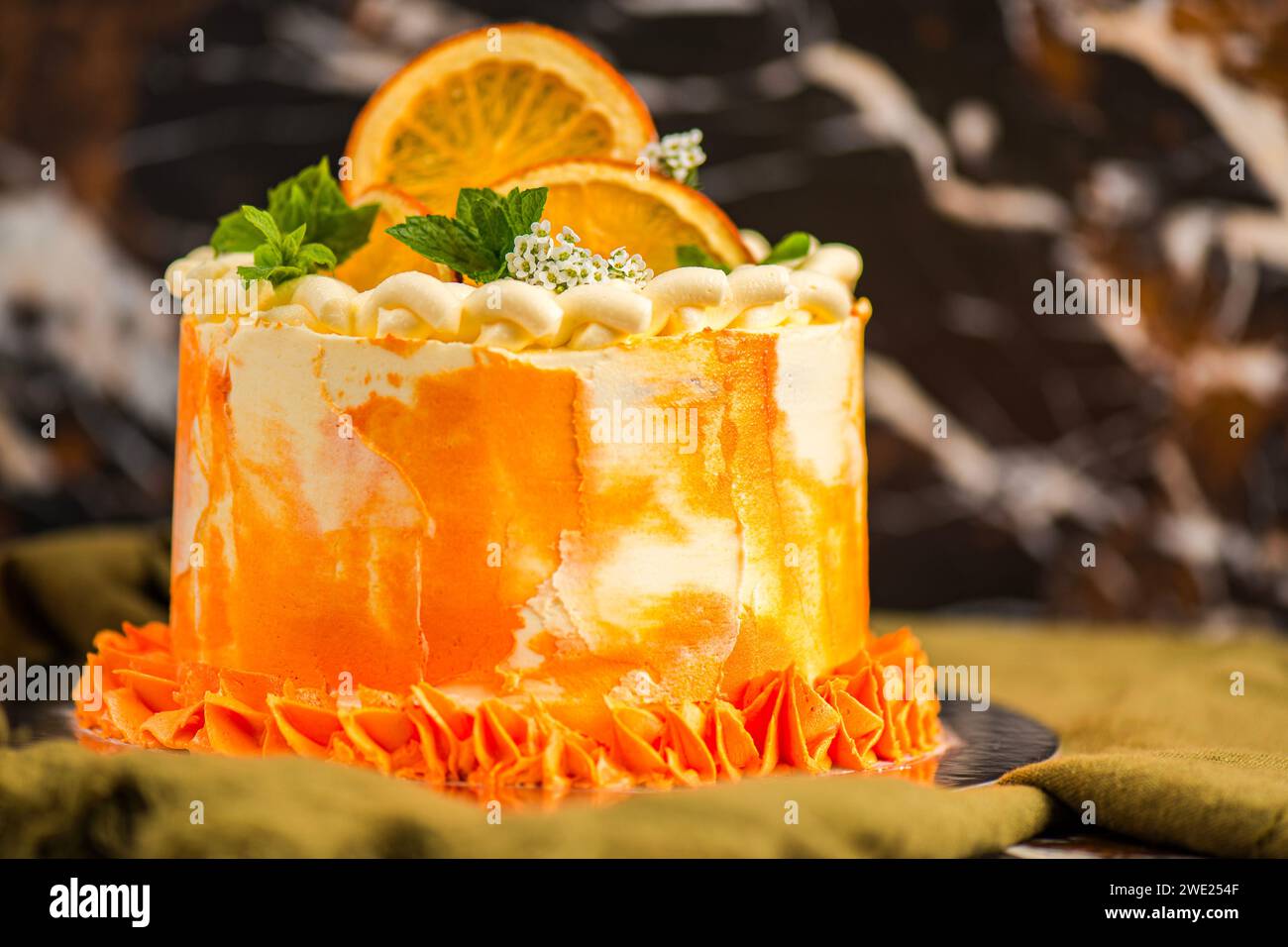 Quatre-quarts Cake also known as French Pound Cake, with a soft ...