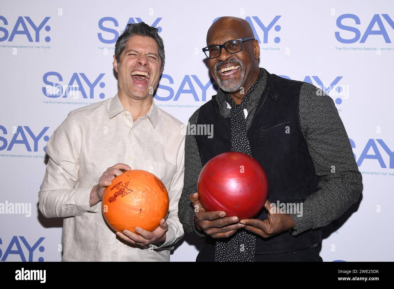 New York, USA. 22nd Jan, 2024. (L-R) Tom Kitt and Everett Bradley ...