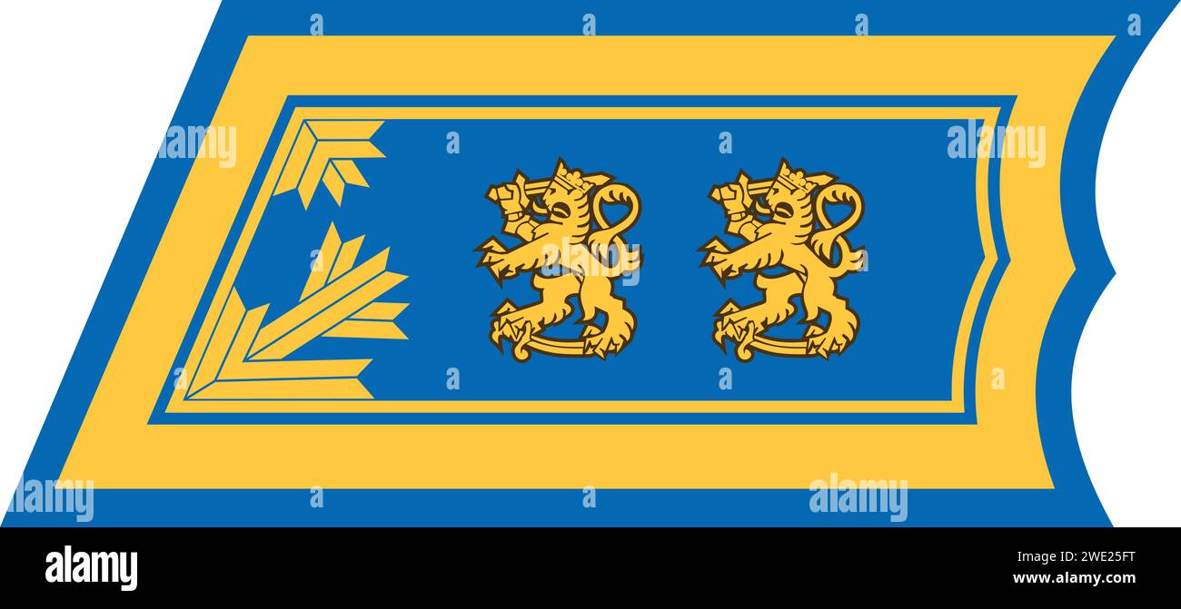Shoulder pad military officer insignia of the Finland Air Force ...