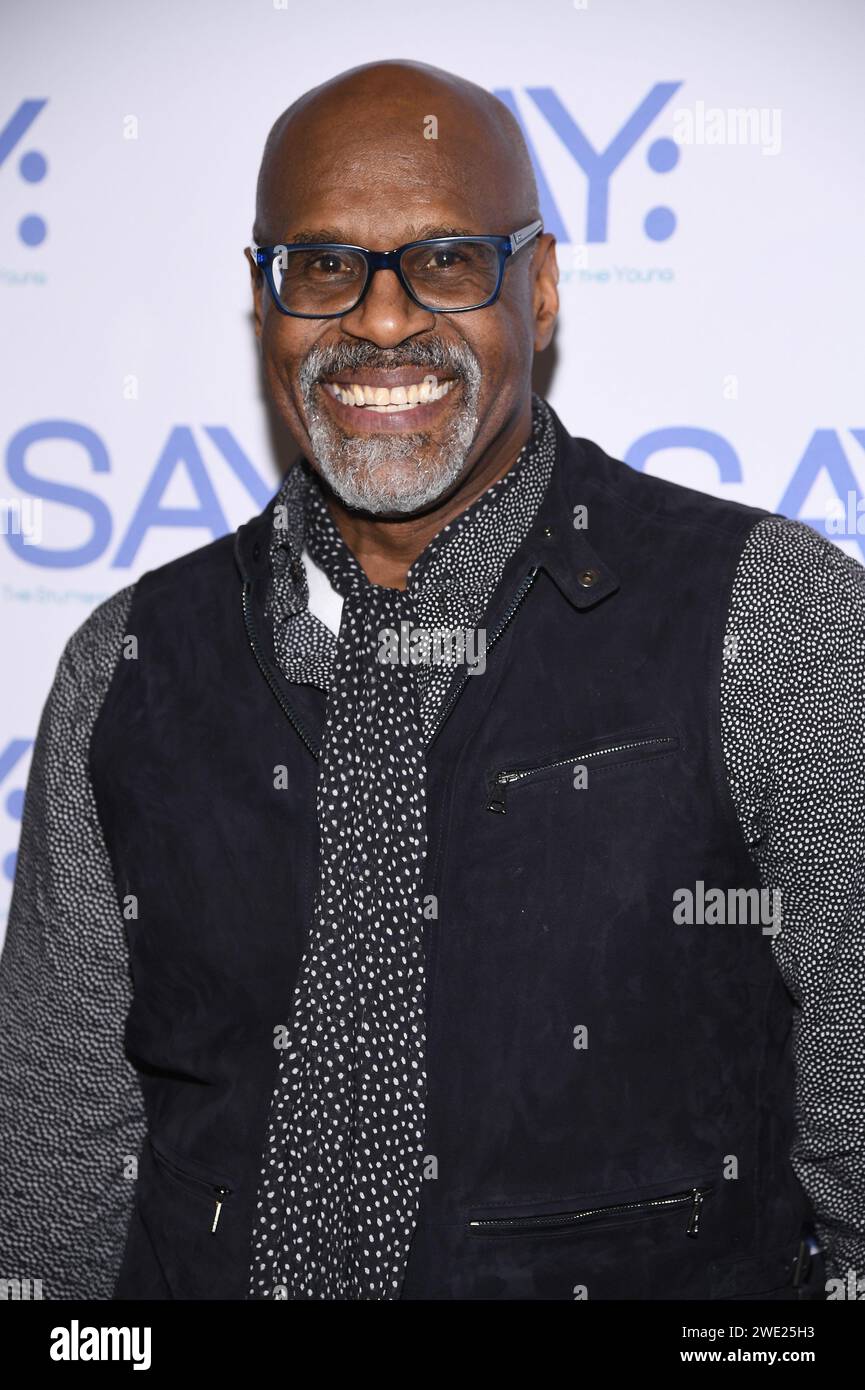 New York, USA. 22nd Jan, 2024. Everett Bradley attends the 10th Annual Paul Rudd Celebrity ...