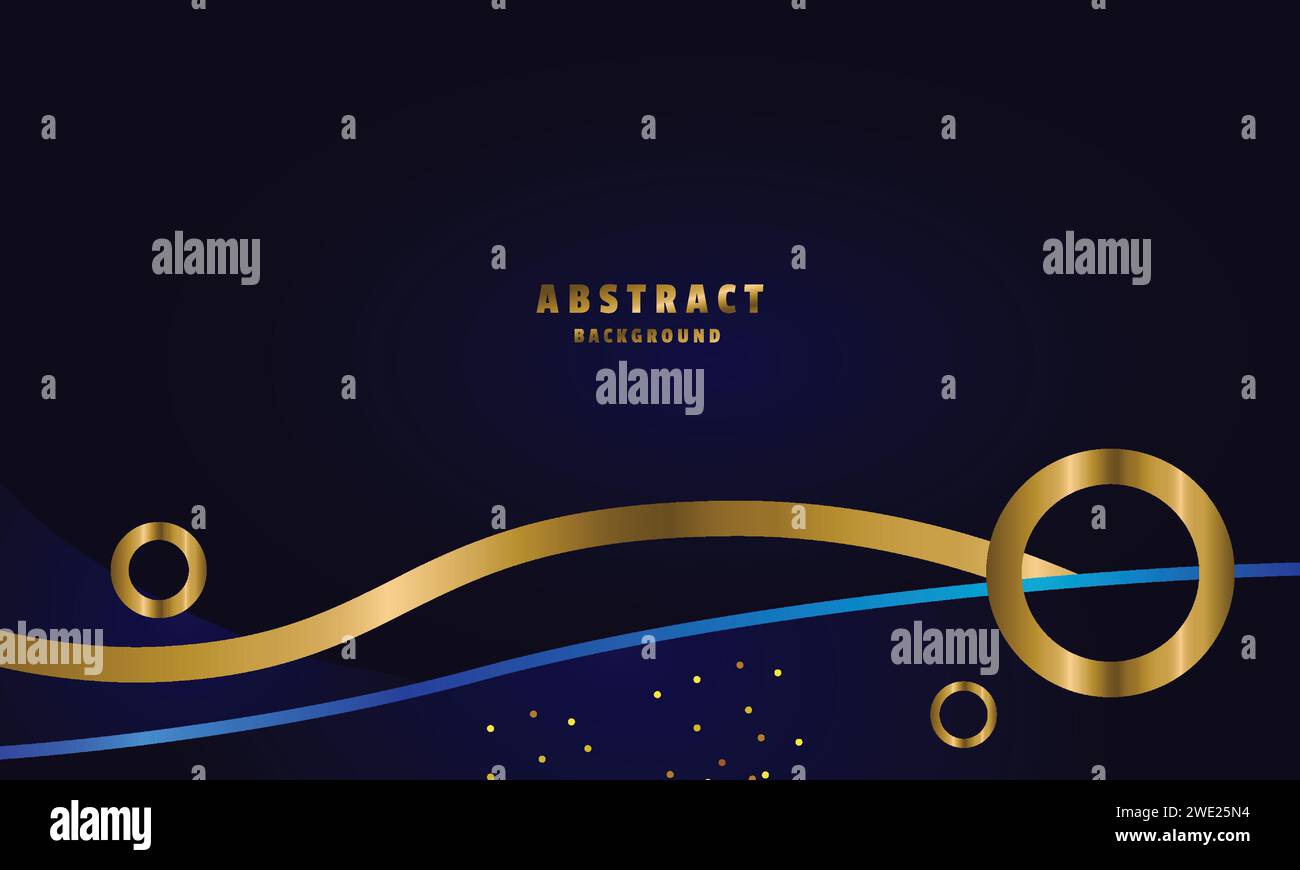 Dark blue luxury premium background design Stock Vector Image & Art - Alamy