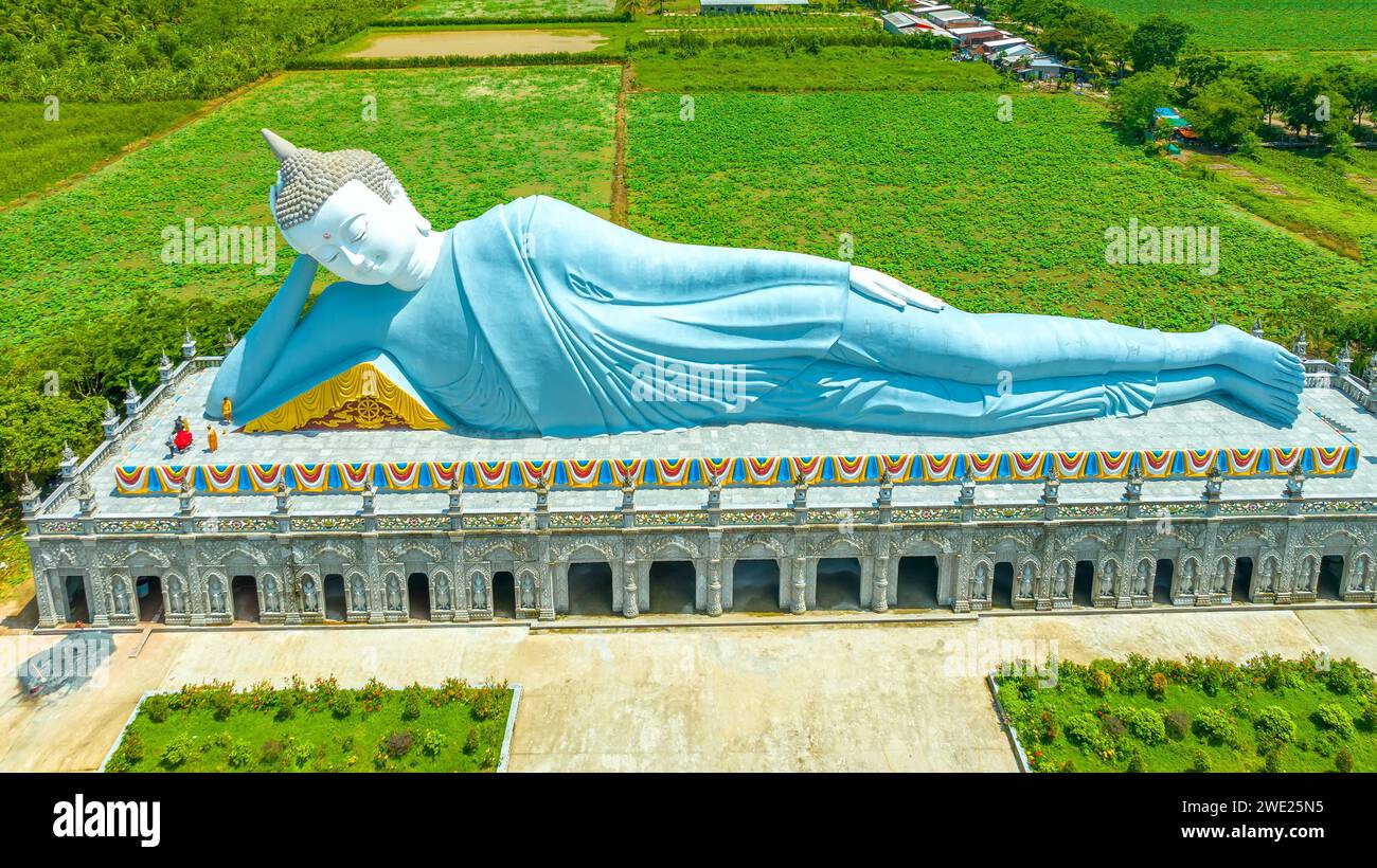 The largest reclining Buddha statue in Vietnam is located at Som Rong ...