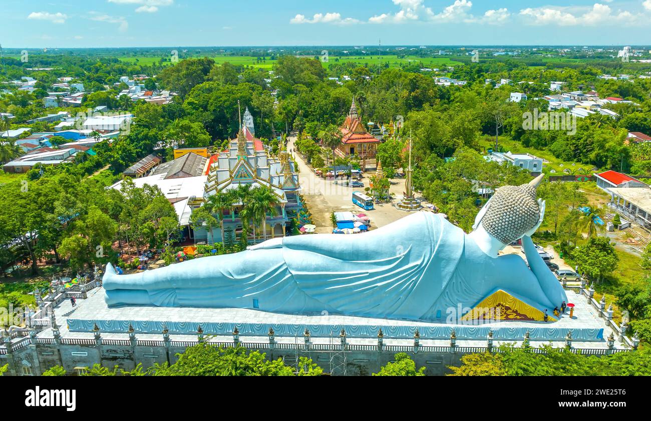 The largest reclining Buddha statue in Vietnam is located at Som Rong ...