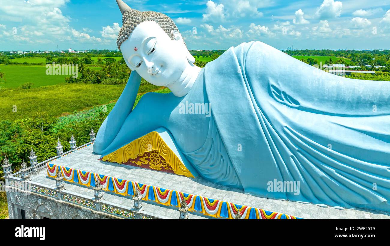 The largest reclining Buddha statue in Vietnam is located at Som Rong ...
