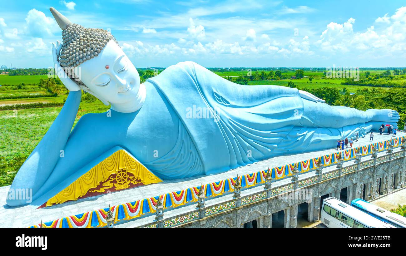 The largest reclining Buddha statue in Vietnam is located at Som Rong ...