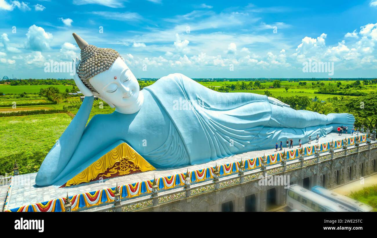 The largest reclining Buddha statue in Vietnam is located at Som Rong ...