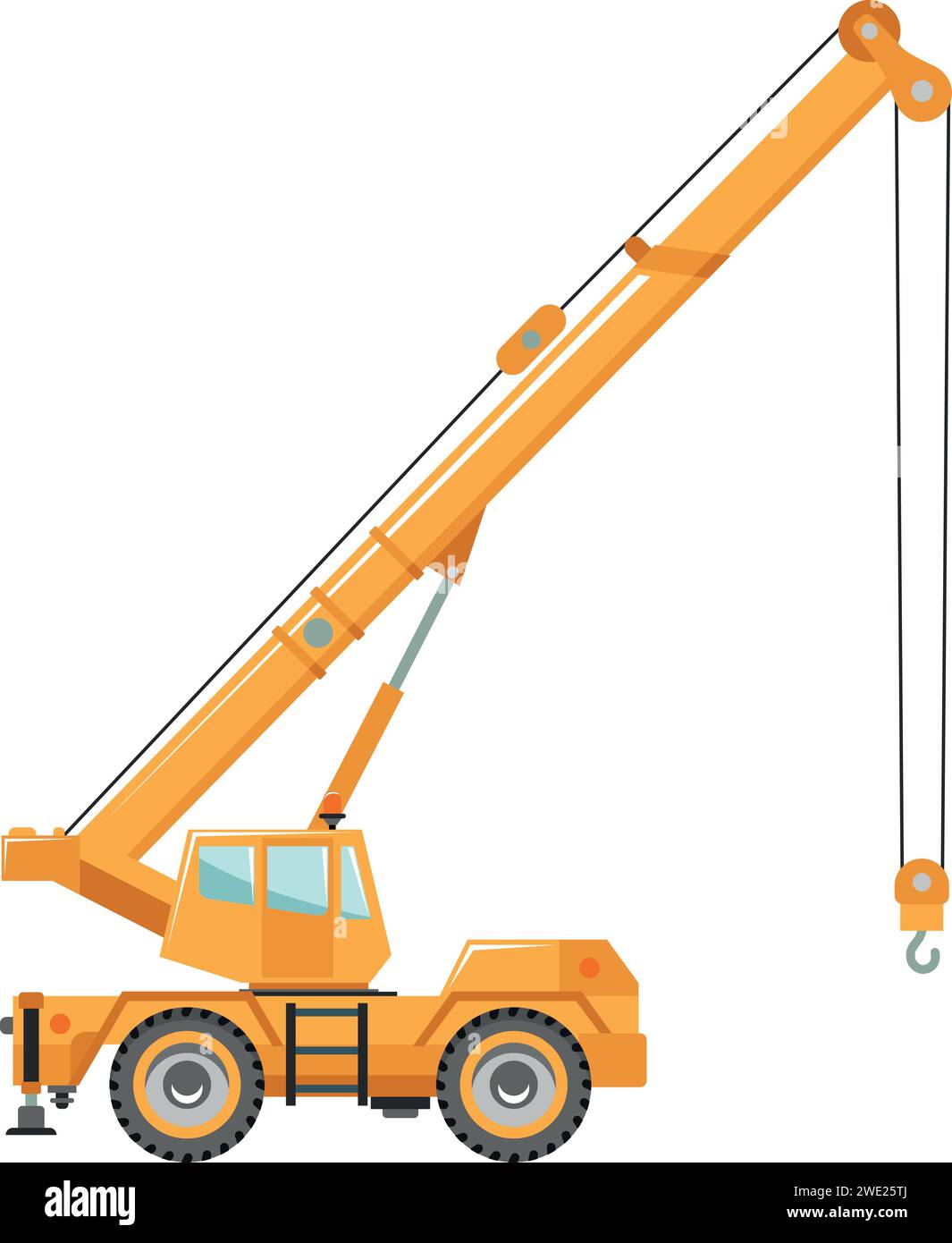 Truck crane icon in Cut Out Stock Images & Pictures - Alamy