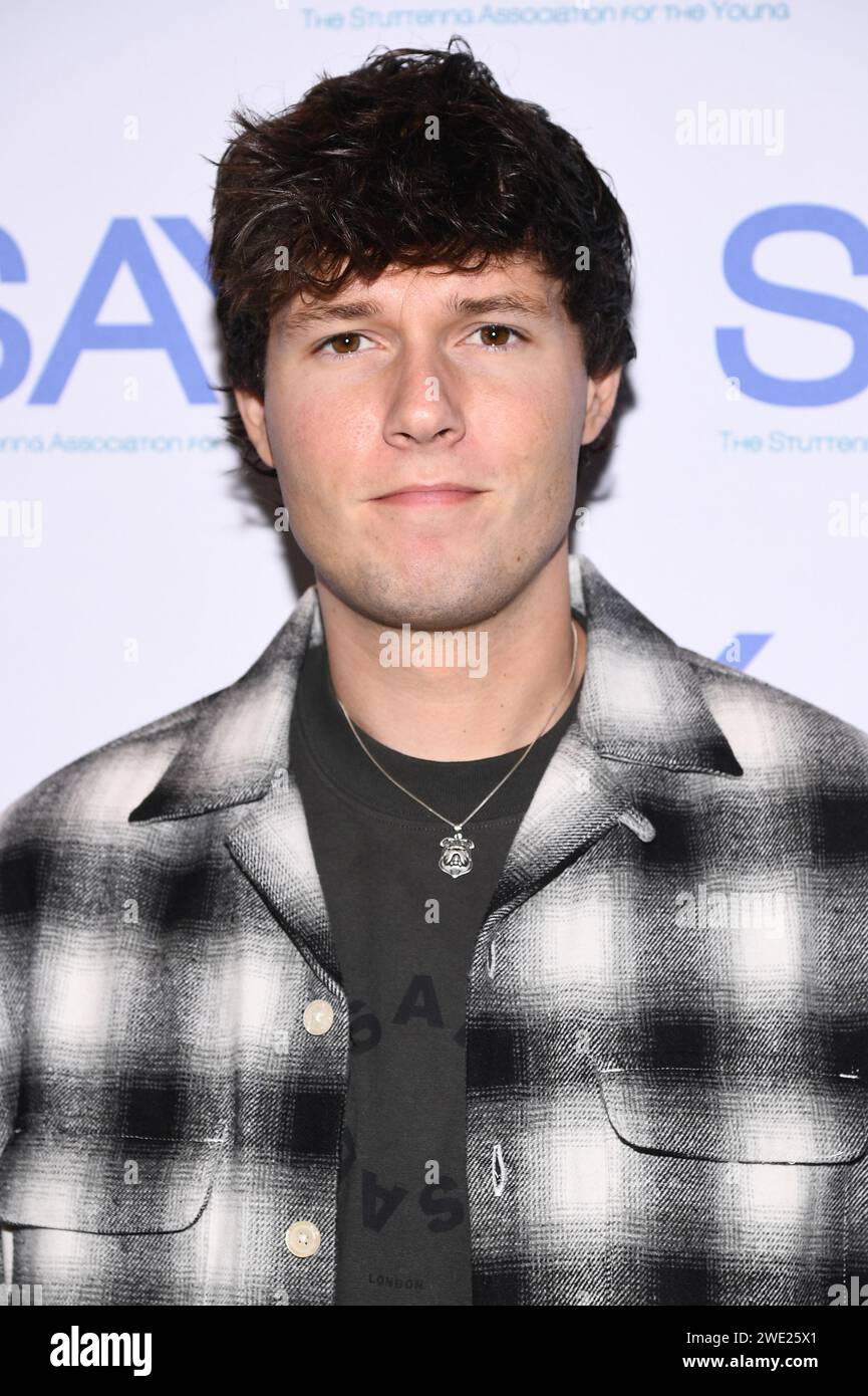 New York, USA. 22nd Jan, 2024. Zach Justice attends the 10th Annual ...
