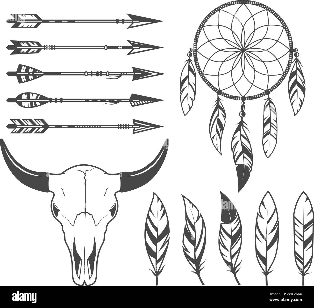 The indian hunter Cut Out Stock Images & Pictures - Alamy