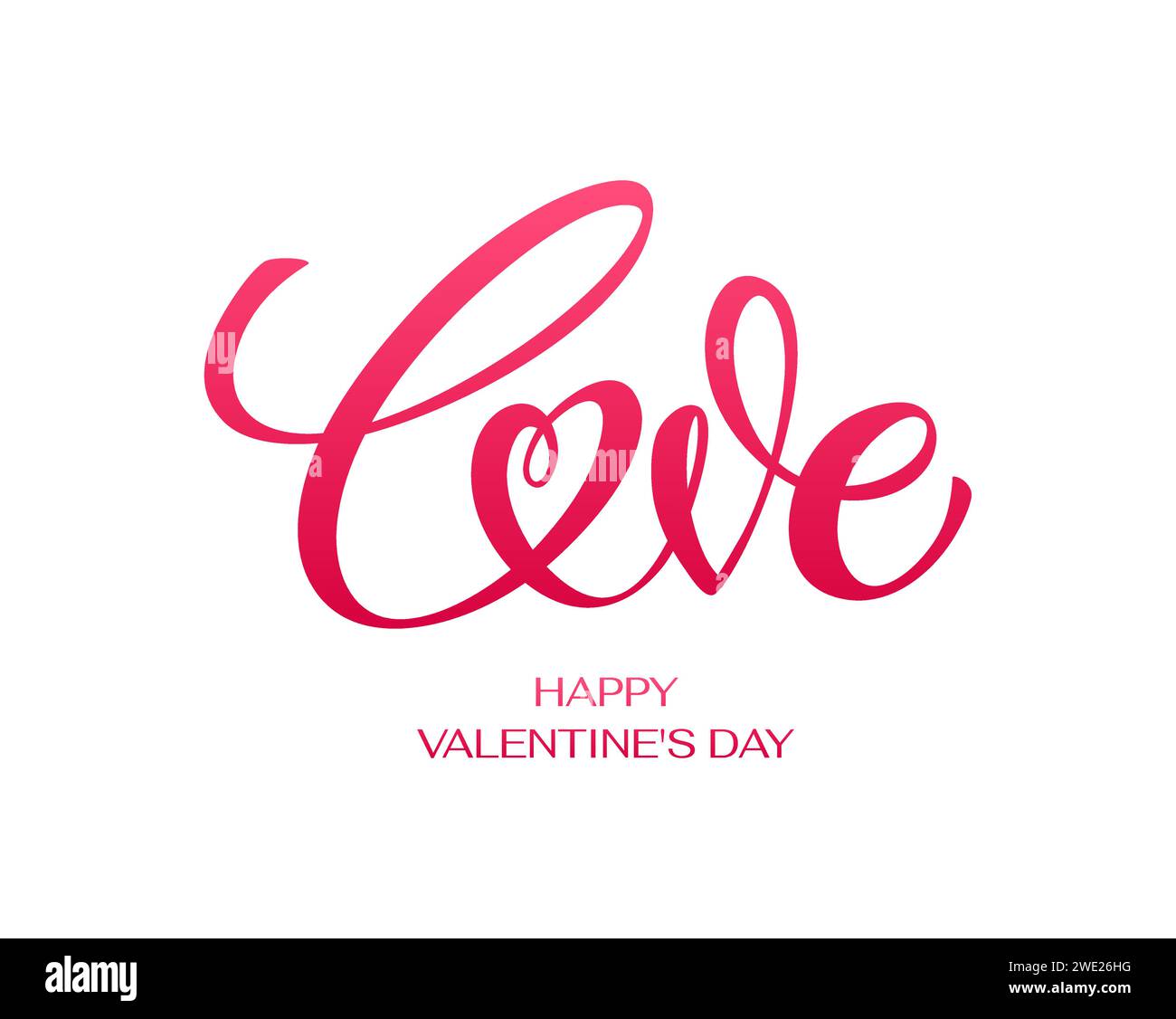 Love lettering. Hand drawn word Love. Modern calligraphy script love ...