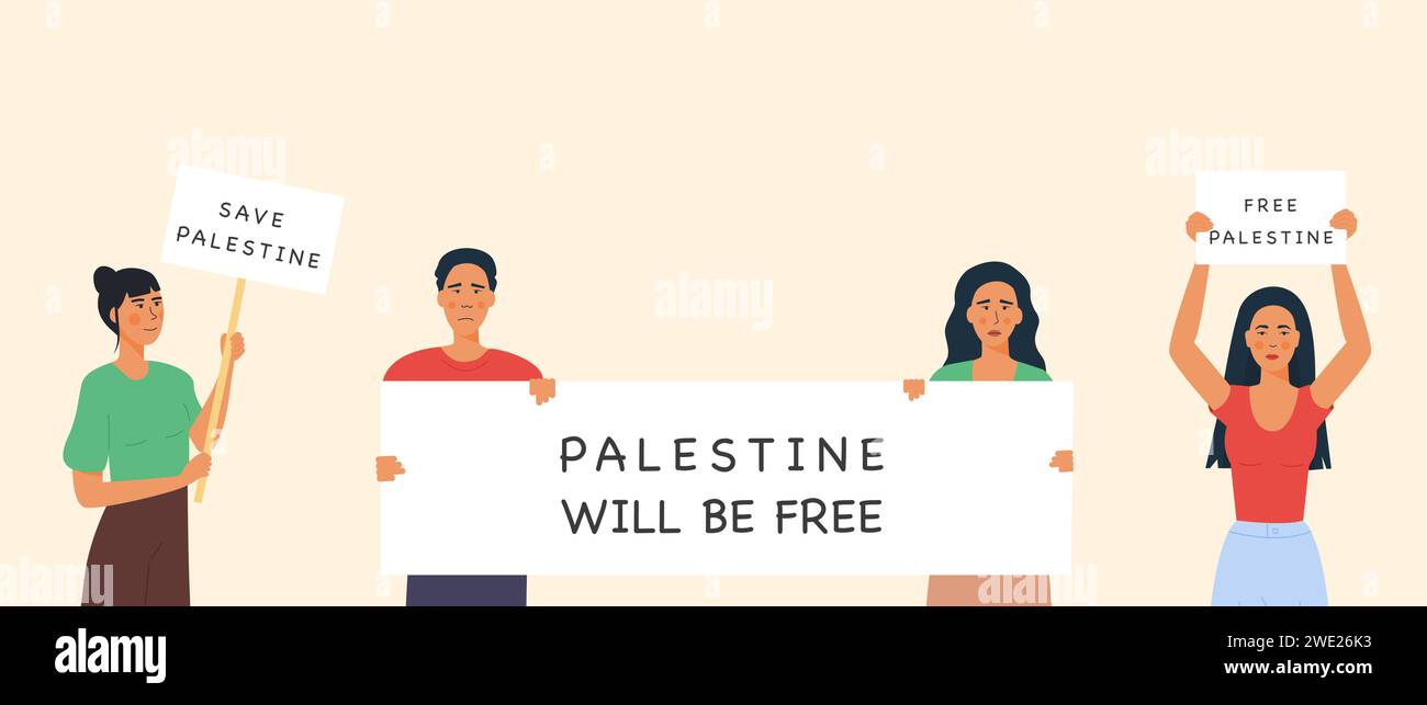 People protesting against a war between Israel and Gaza Territories ...