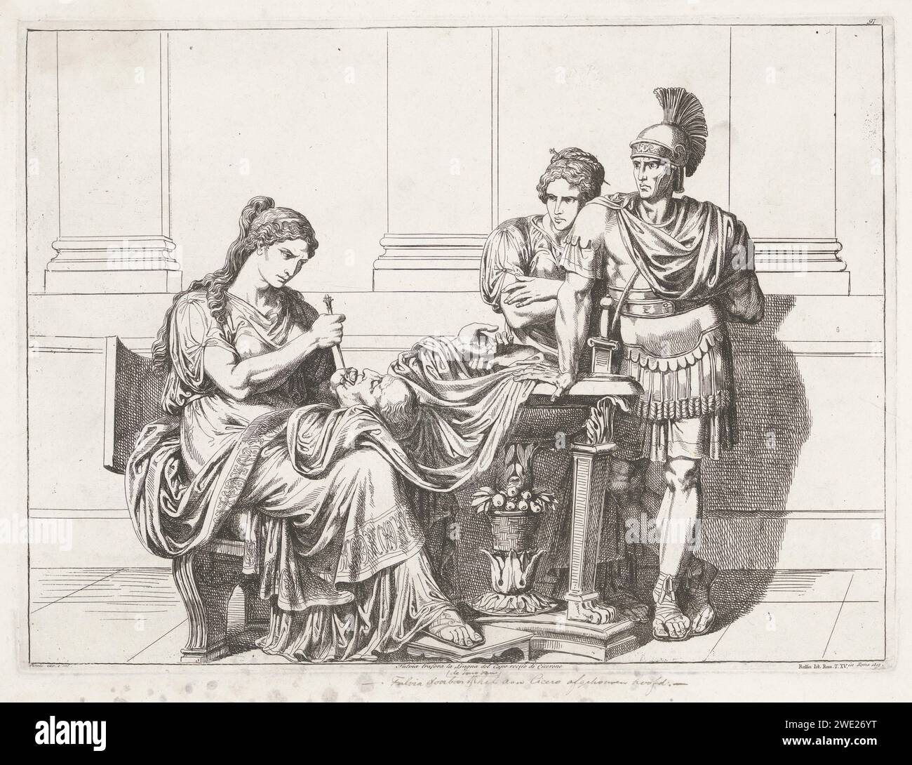 Fulvia with the head of cicero hi-res stock photography and images - Alamy