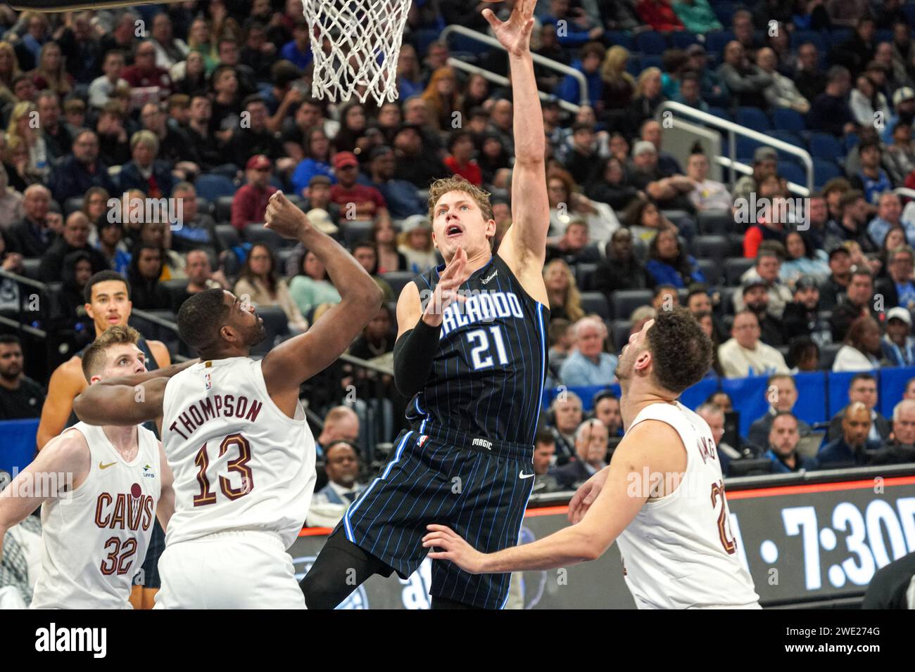 Orlando, Florida, USA, January 22, 2024, Orlando Magic center Moritz ...