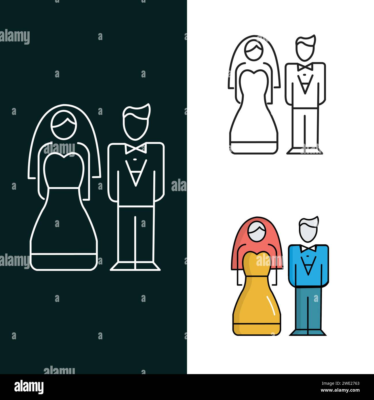 Bliss bridal Stock Vector Images - Alamy