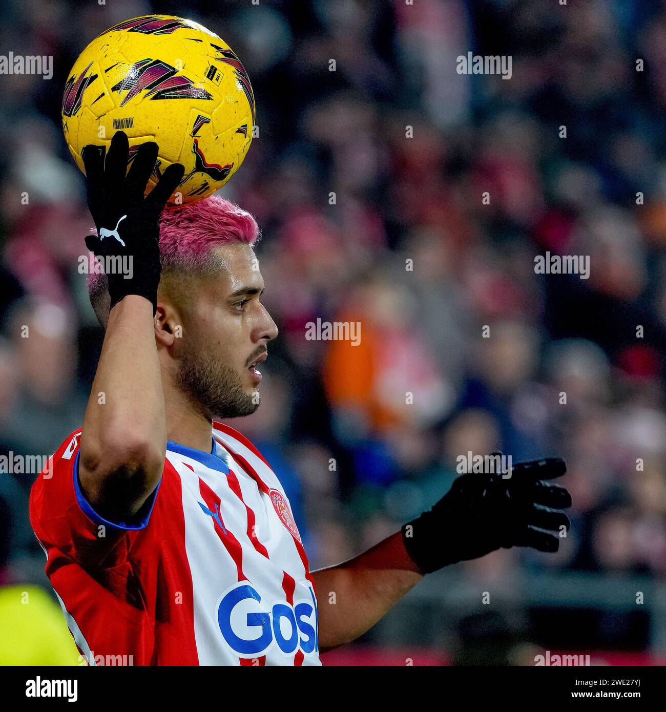 Girona, Spain. 21st Jan, 2024. Yan Couto of Girona FC during the La ...
