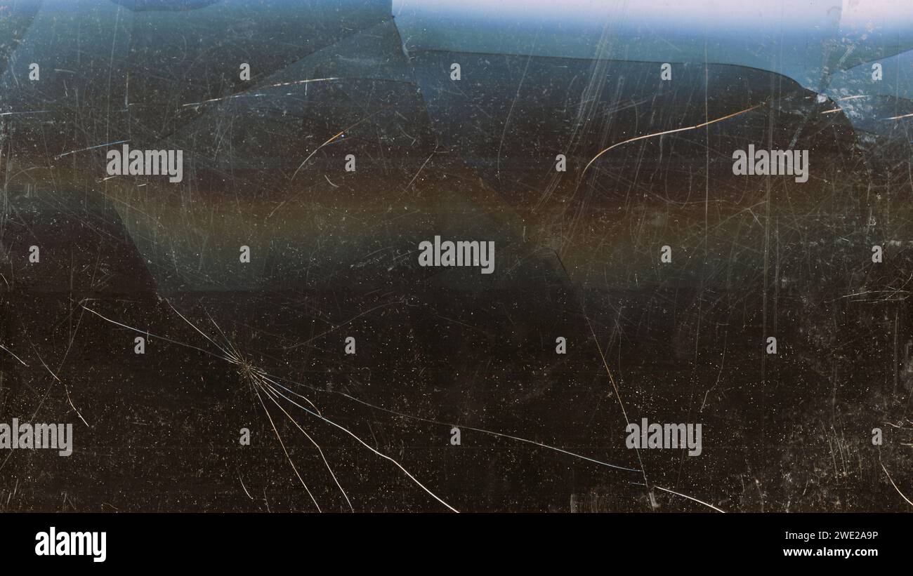 Broken screen worn texture dust scratches glass Stock Photo - Alamy