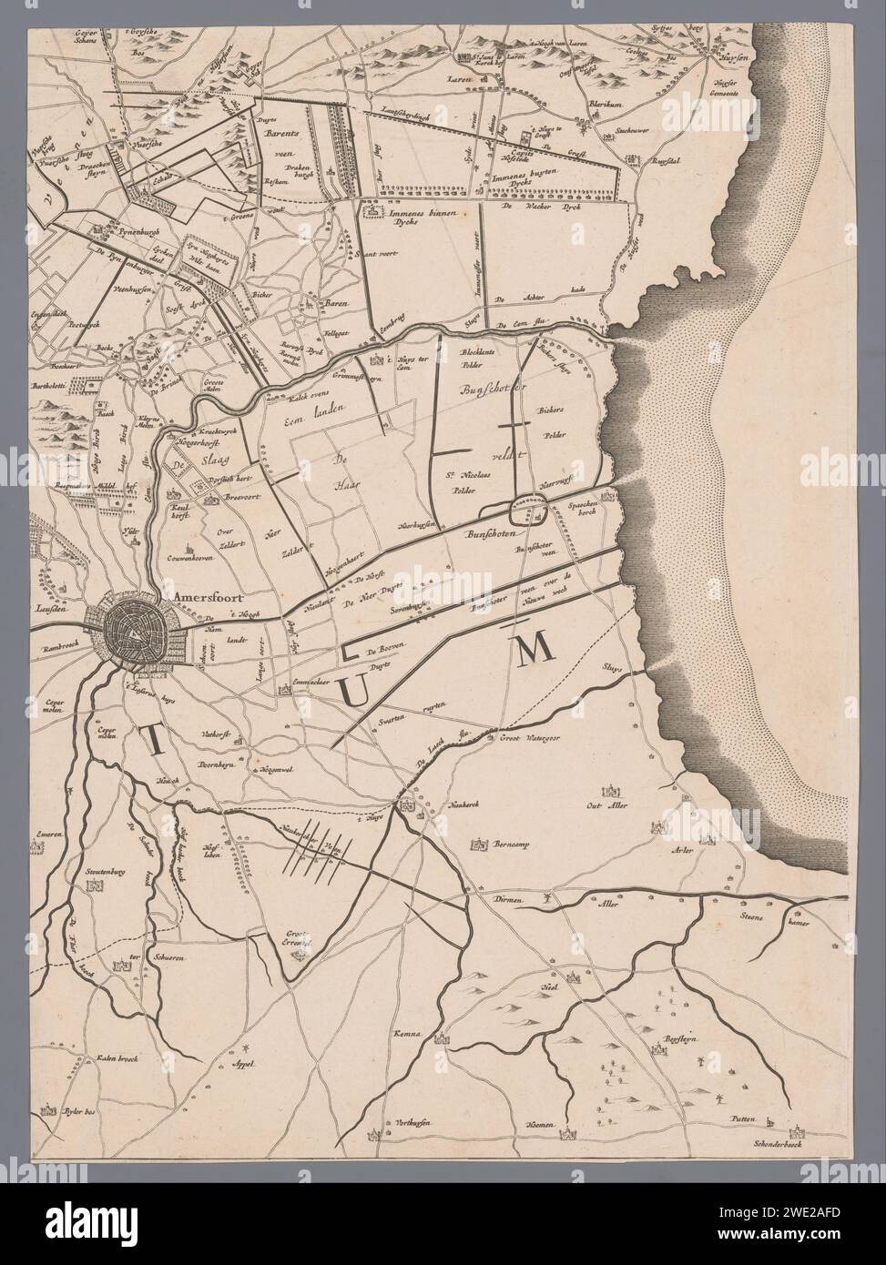 Map of the Graafschap Holland and Utrecht (plate 35), Jacob Aertsz ...